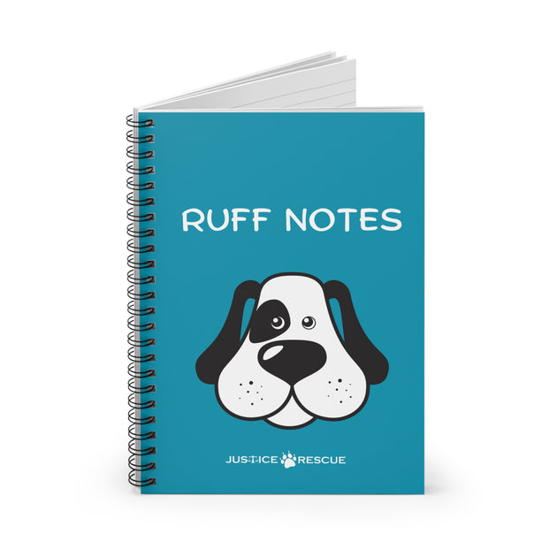 Ruff Notes Spiral Notebook - Ruled Line – Justice Rescue