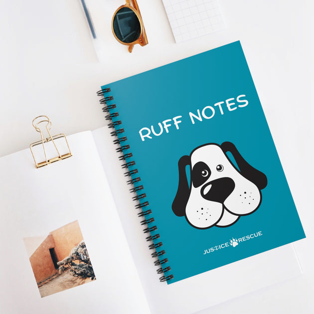 Ruff Notes Spiral Notebook - Ruled Line – Justice Rescue