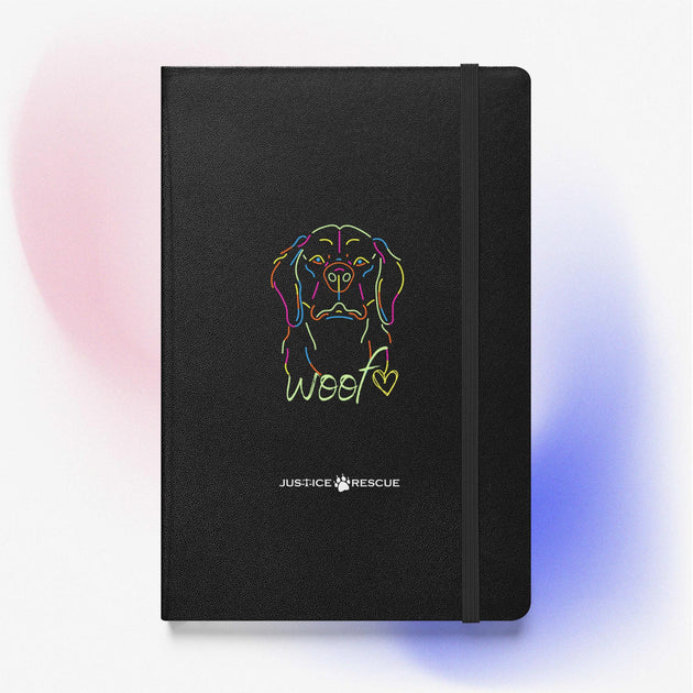 WOOF Hardcover bound notebook – Justice Rescue